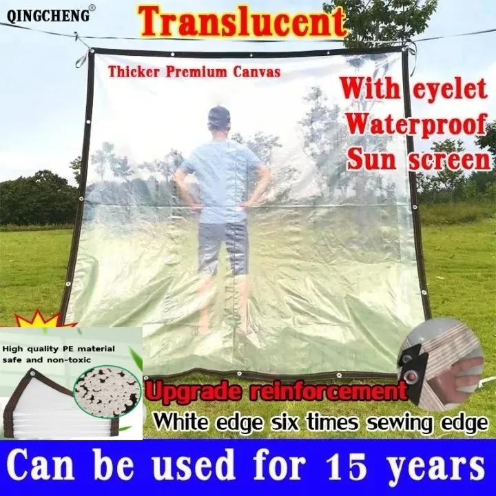 NO1 Transparent Trapal Waterproof transparent tarpaulin clear tarpaulin ...