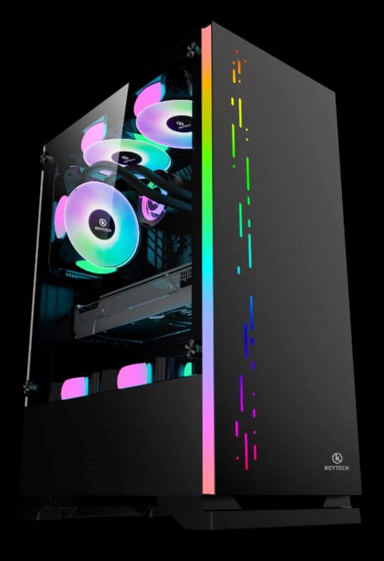 KEYTECH SHIELD BLACK | WHITE | PINK| MINT RGB LIGHT STRIP ATX TG MID ...