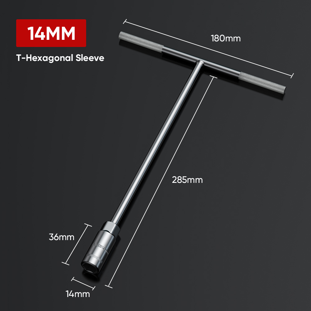 Mitsushi 5pcs T Wrench Universal Socket Wrench Labor-saving Wrench Auto ...