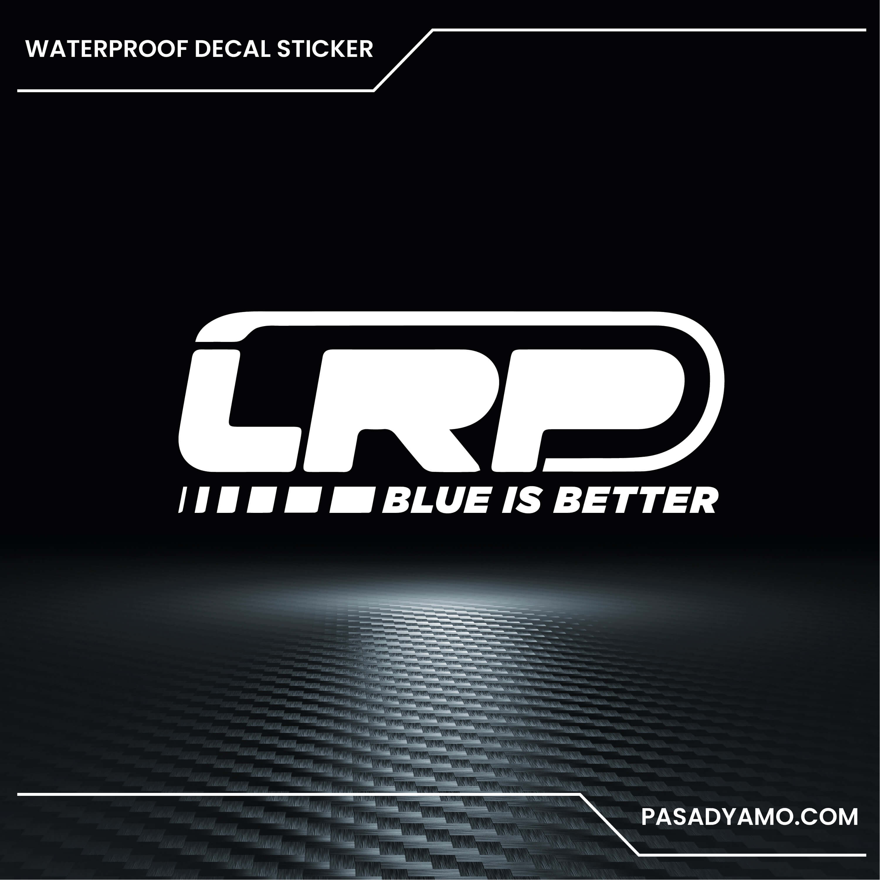 LRP Blue is Better Logo Decal Sticker for Cars Motorcycles Laptops Skateboards 5 x 2 inches ...