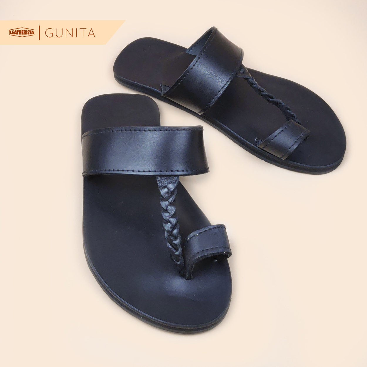 Leatherista Lokal Gunita (Leather One Finger Slippers for Men) | Lazada PH