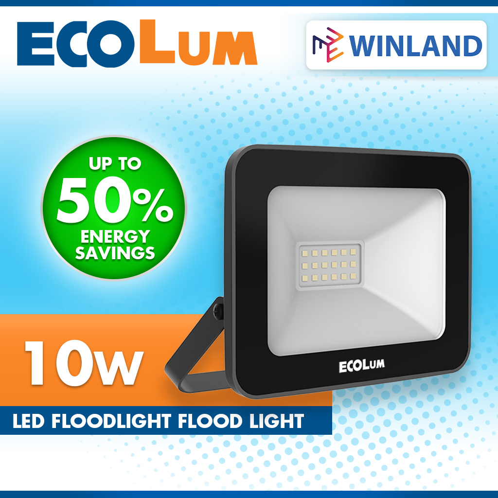 FIREFLY by Winland ECOLUM LED Floodlight Flood light 10W 900 Lumens ...