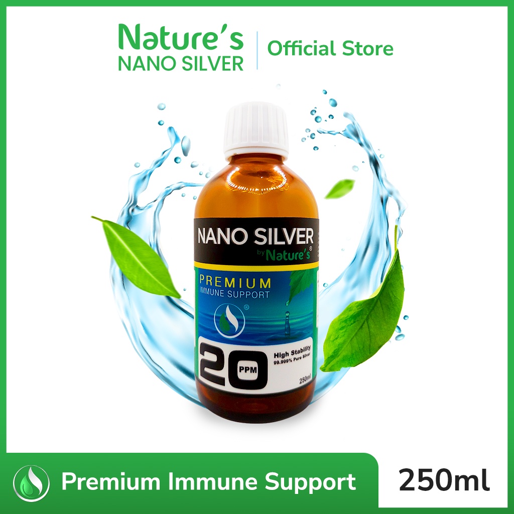 Nature's Nano Silver Premium Immune Support - 250ml (8.4 oz) | Lazada PH