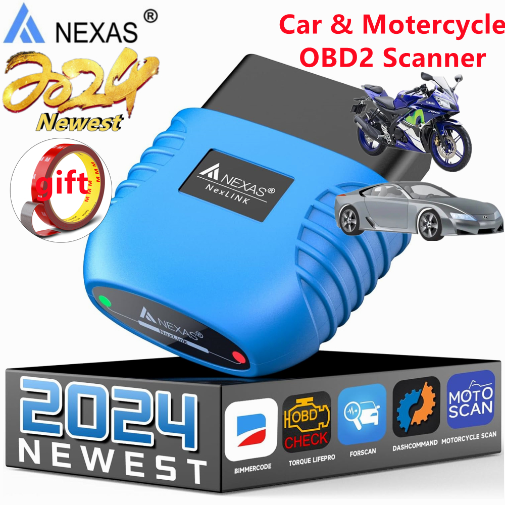 NEXAS NexLink Bluetooth OBD2 Scannner BMW/Ducati/KTM/Benelli/Triumph ...