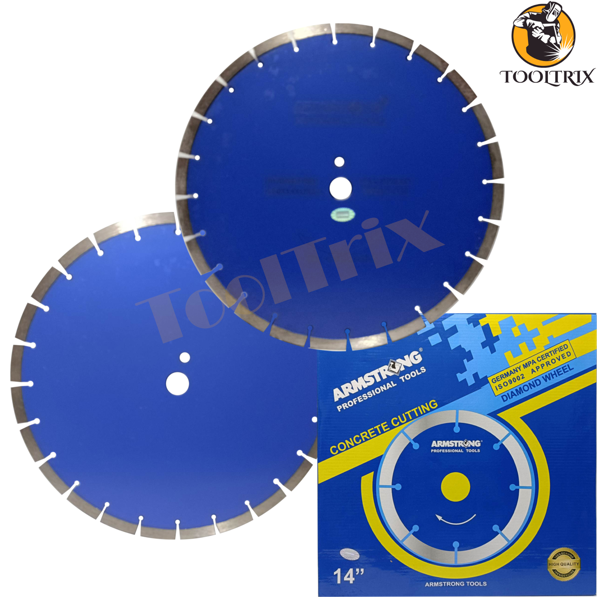 ARMSTRONG Concrete Cutting Diamond Wheel {Sold per pc} 14" | Lazada PH