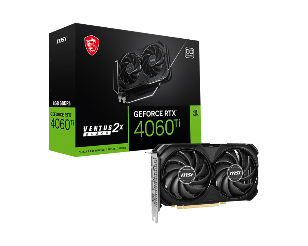 MSI RTX4060TI Graphics Card | TWIN FROZR 9 | TORX FAN 5.0 | Copper ...
