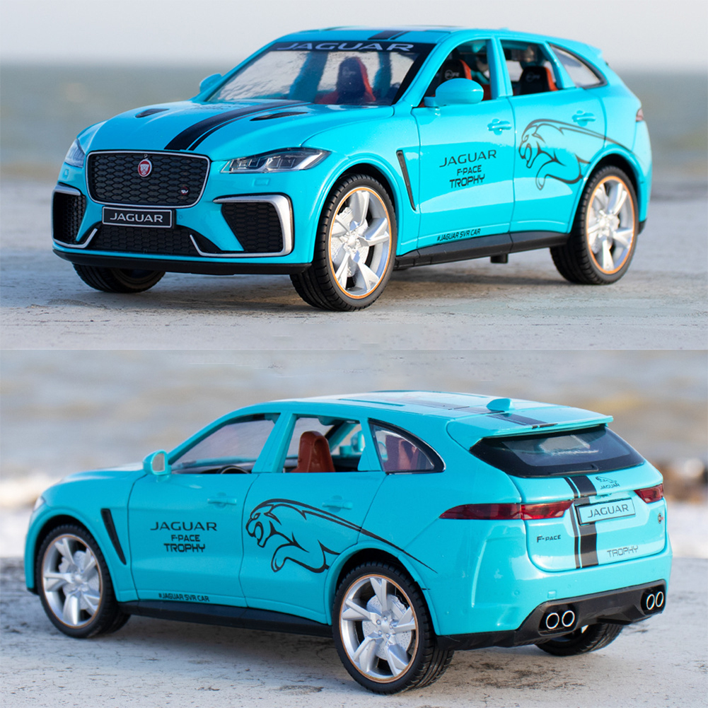 KT TOY Home【คลังสินค้าพร้อม】1:24 Jaguar Alloy Car Model Children Toy ...