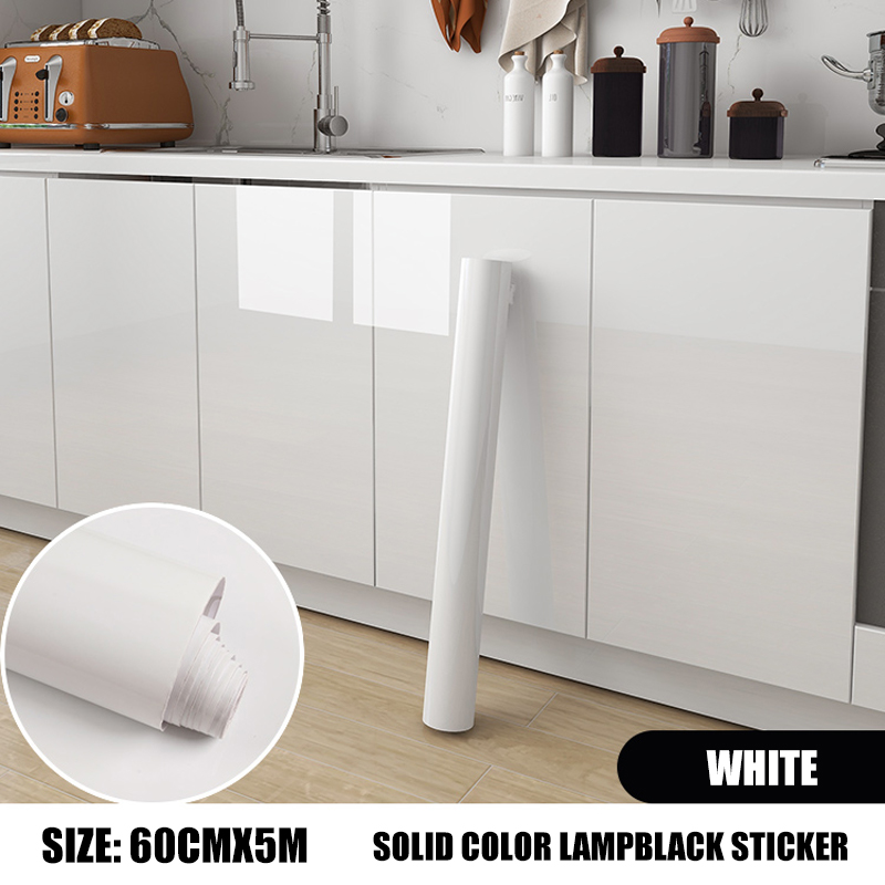 Solid color painted surface wallpaper,home decor wall sticker,cabinet ...