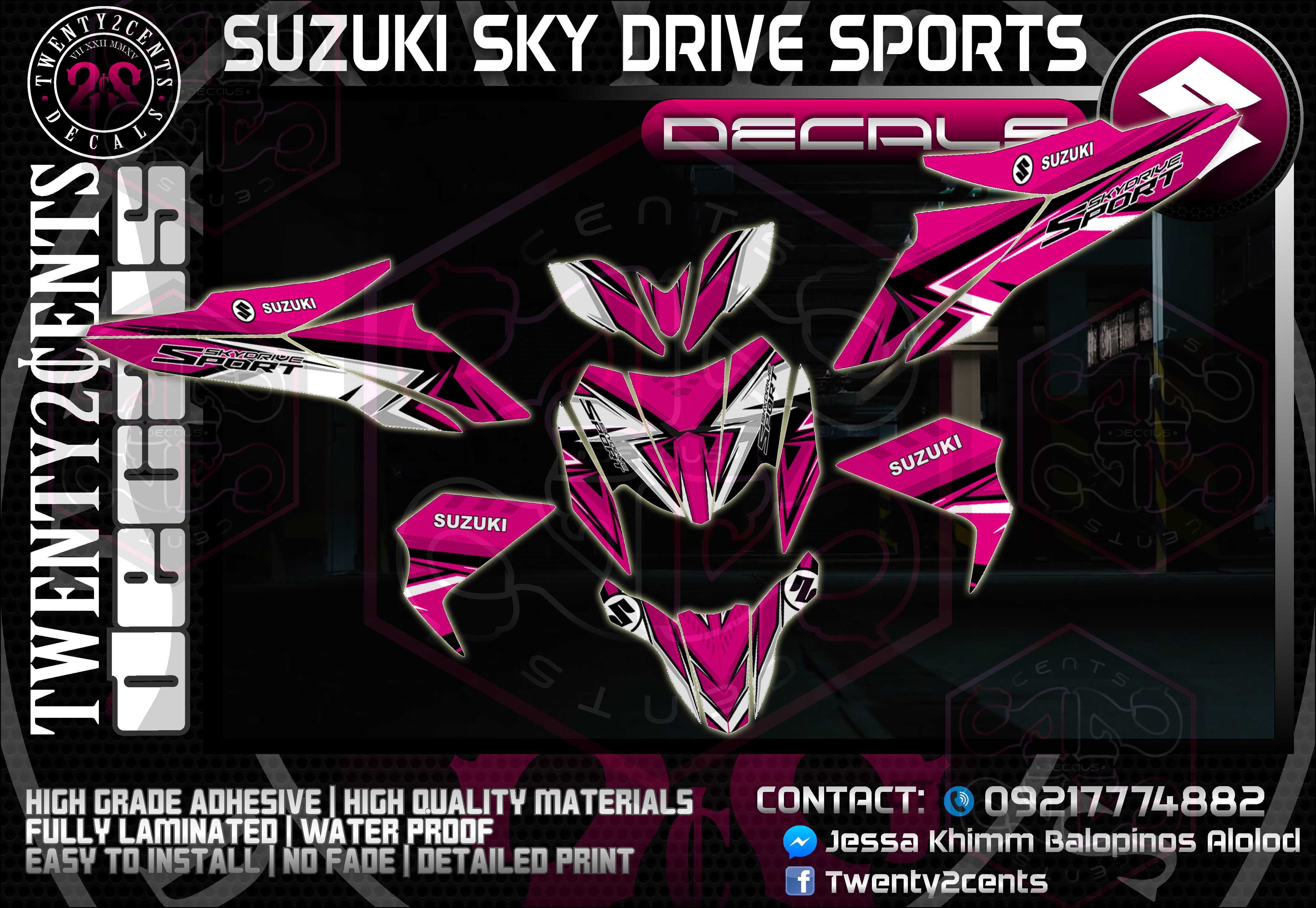 skydrive sports decals | Lazada PH