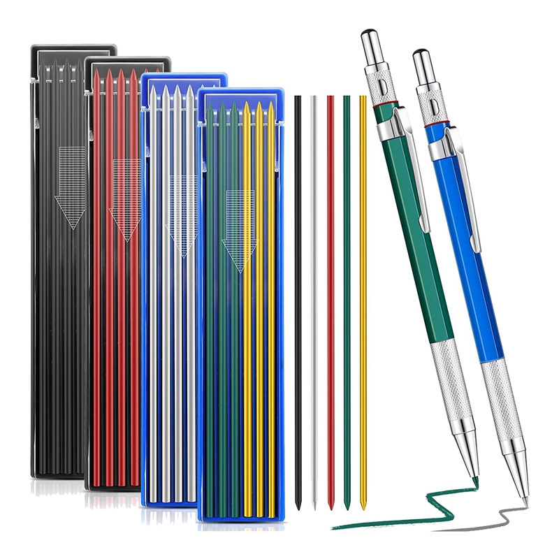 2 Pcs Metal Welding Marker with 48 PCS Round Refills for Tube Pipe ...