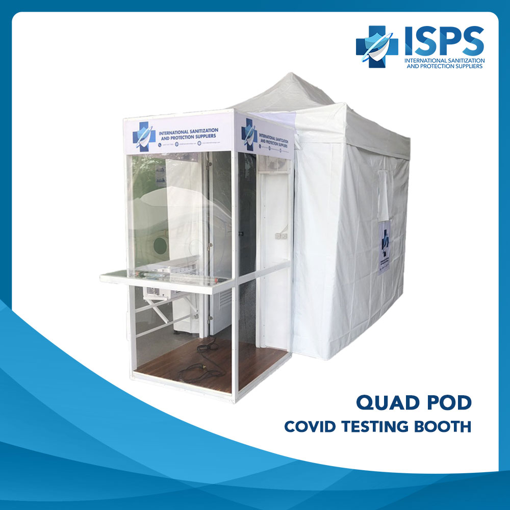 Medi Pod Quad Pod COVID Testing Booth Safety Cell Protective Booth ...