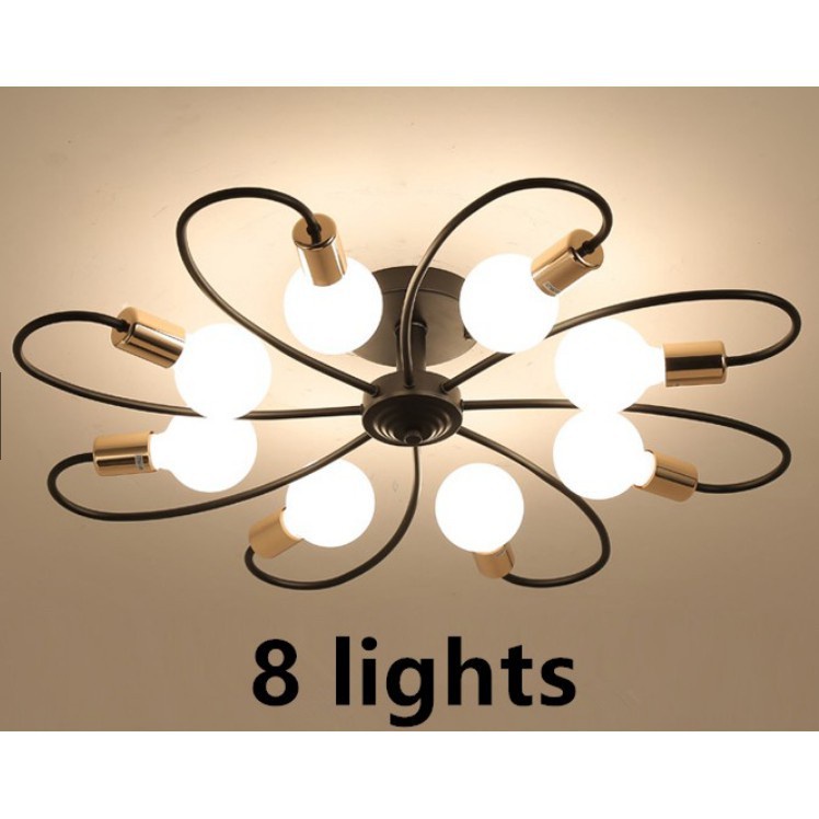 【DARA】Nordic industrial chandilier ceiling light lights for bedroom ...