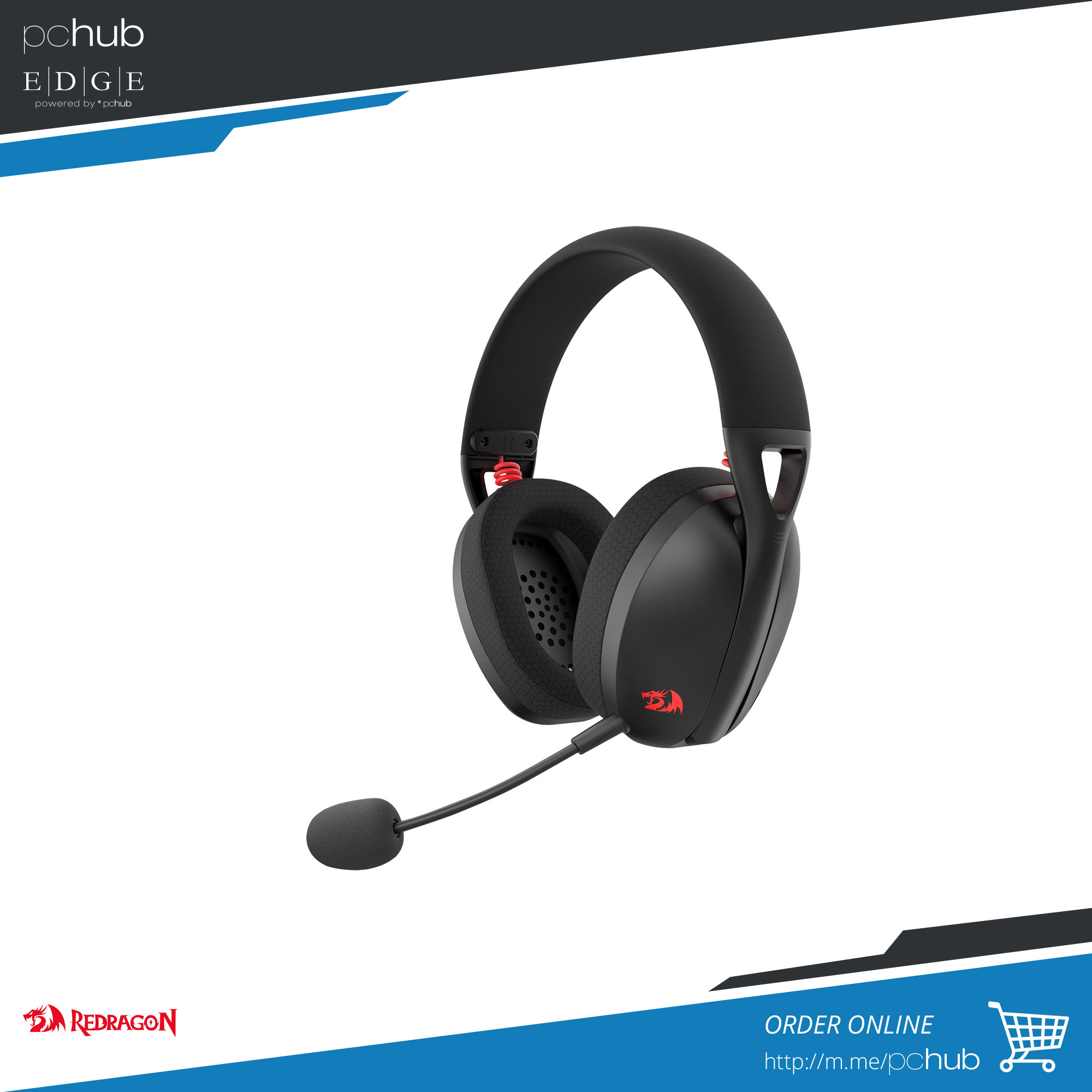 Redragon Ire H848, black, 3 mode wireless gaming headset, PC/PS4 ...