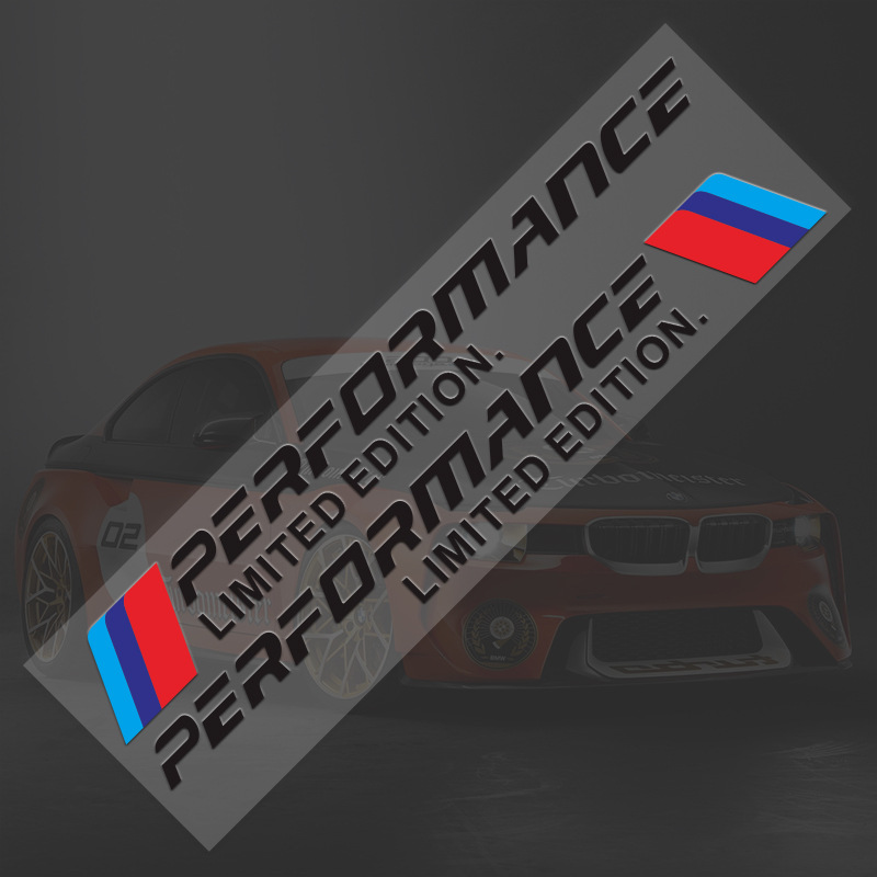 【1 Pair】 New Performance Stickers for BMW Body Decoration Stickers TRD ...