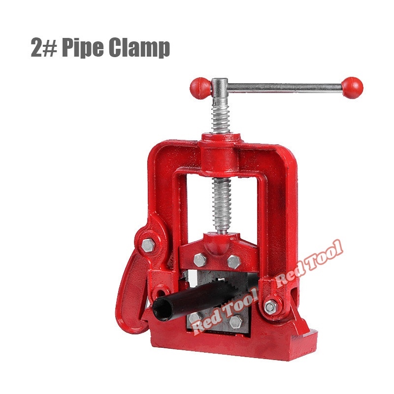Pipe Vise Table Rotating Bench Vice Tool Drill Clamp(2in)/Pipe Cutter 2 ...