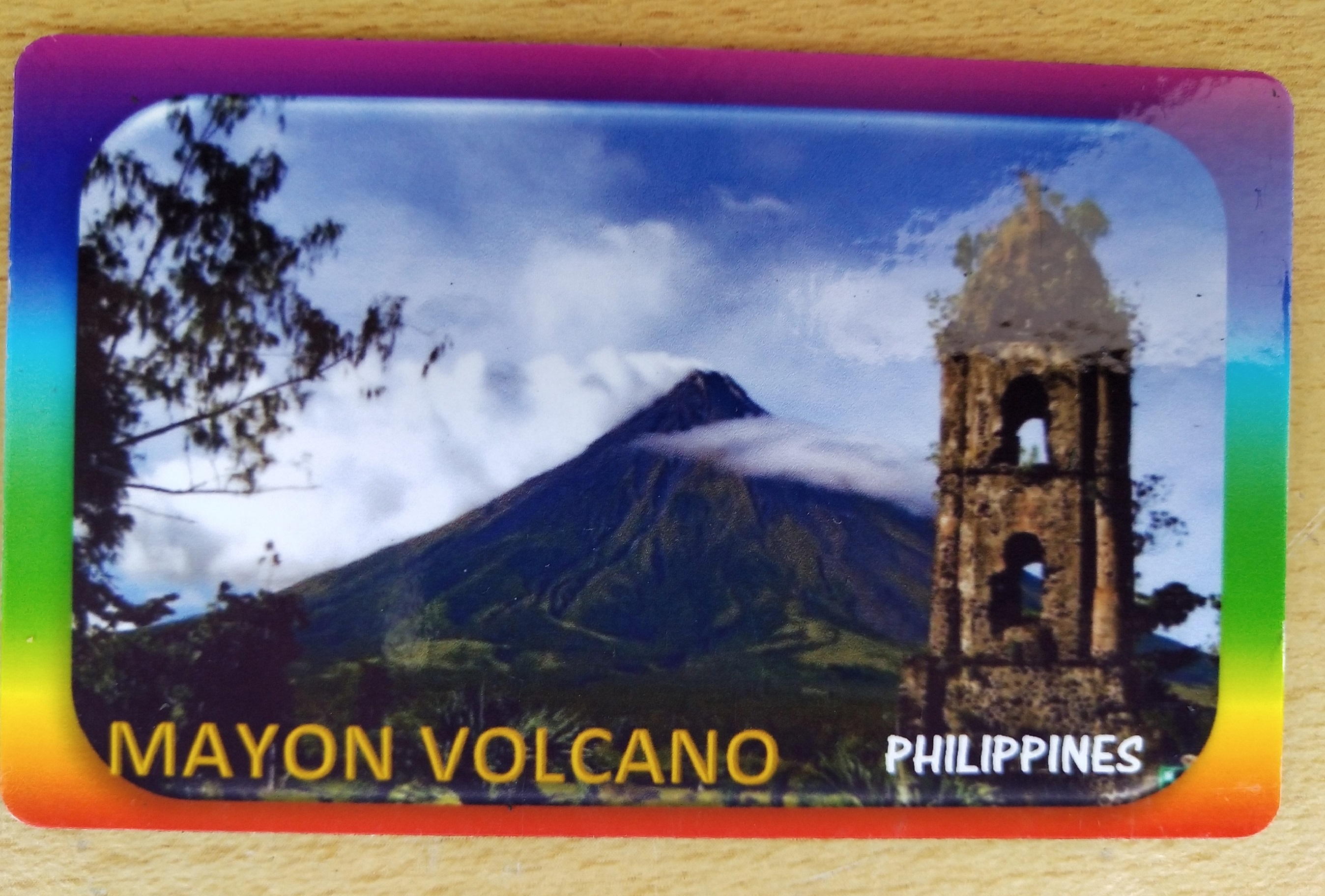 Philippine Rubber Magnet Souvenir Design (Mayon Volcano) | Lazada PH