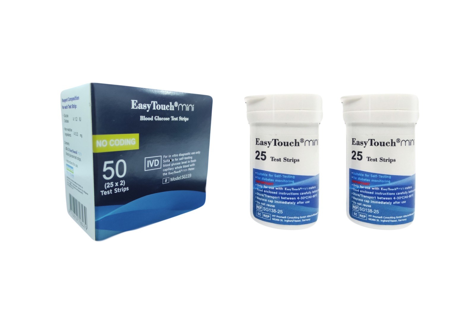 EasyTouch Glucose Mini Strips 50's | Lazada PH