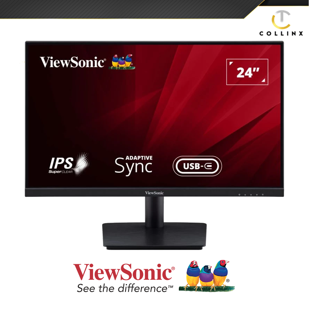 Viewsonic 24 Inches IPS Monitor 75Hz Type C (VA2409-MHU) | Full HD ...