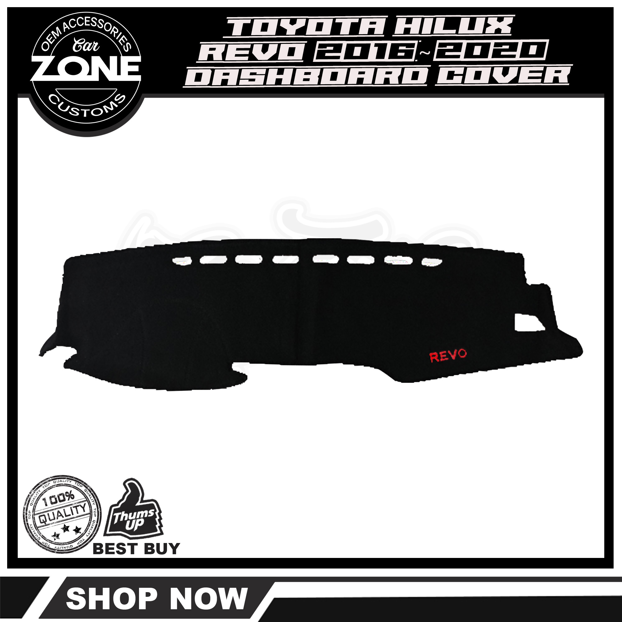 Toyota Hilux Revo 2016- 2020 Dashboard Dashmat | Lazada PH
