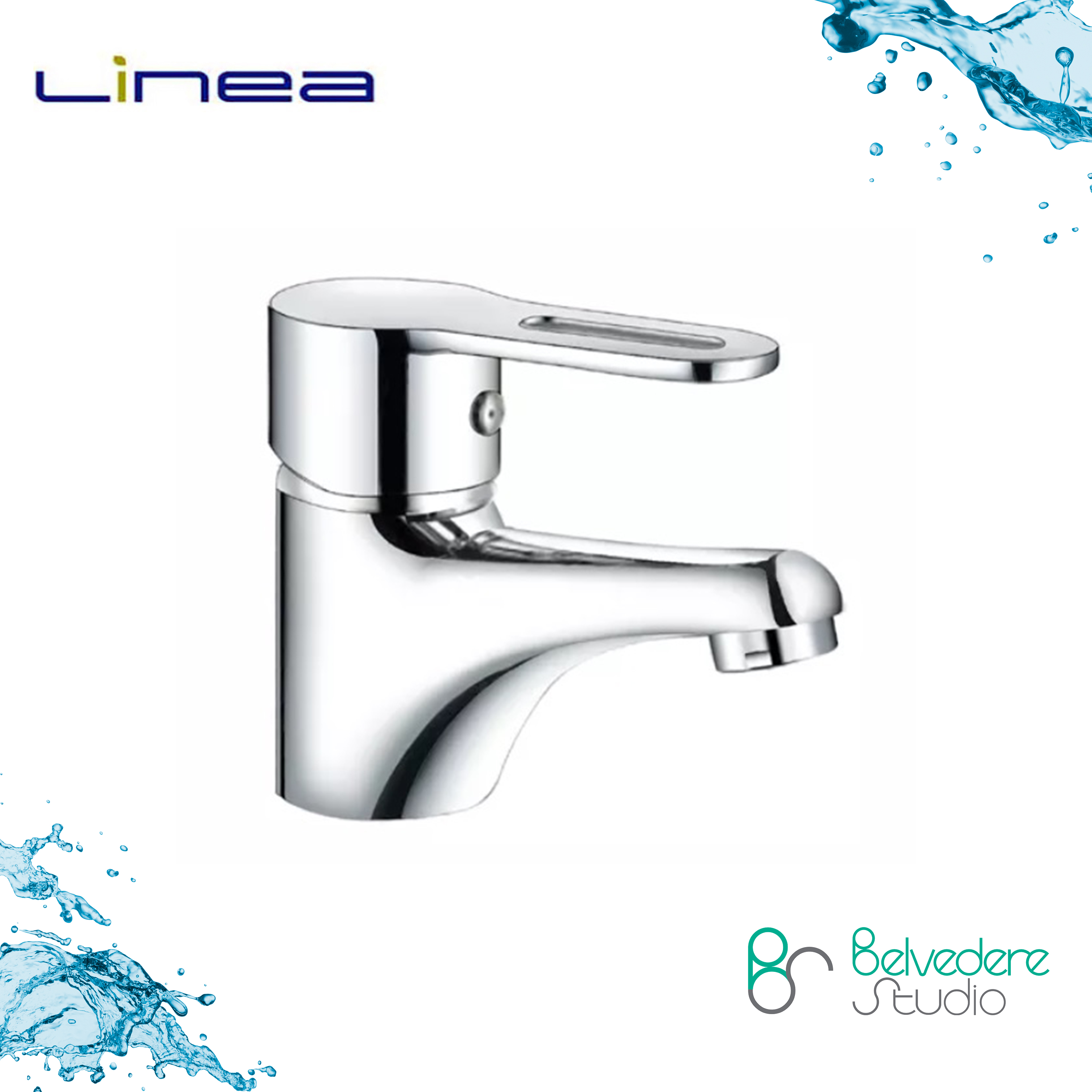 LINEA Basin mixer with pull type plastic pop up 3015CR | Lazada PH