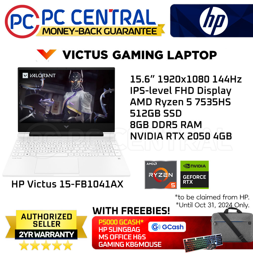 HP Victus 15 (15-FB1041AX) Gaming Laptop 15.6-in FHD IPS 144Hz / Ryzen ...