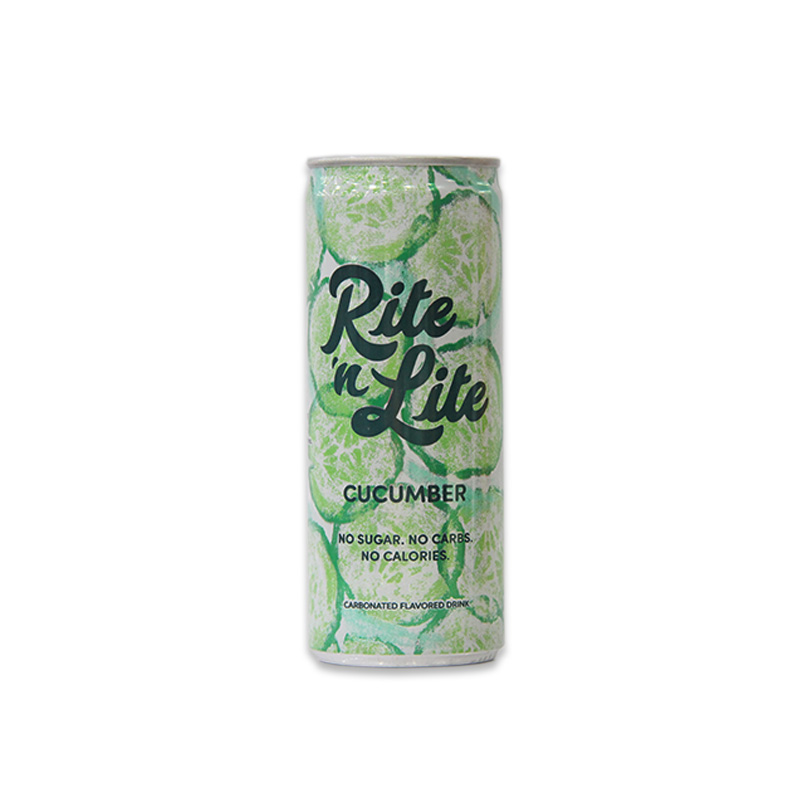 Rite 'n Lite Cucumber Carbonated Flavored Drink Can 250ml | Lazada PH