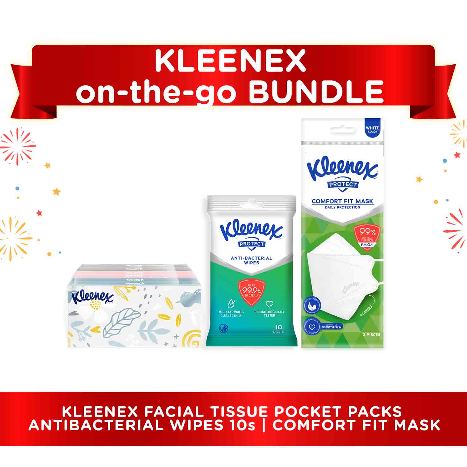 #KLEENEX-ON-THE-GO BUNDLE | Lazada PH