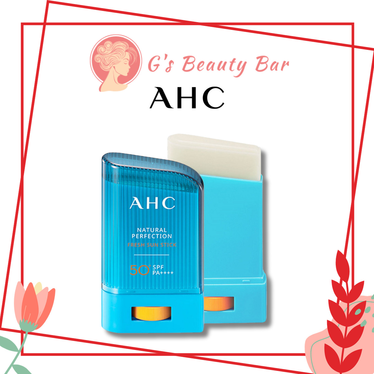AHC Natural Perfection Fresh Sun Stick SPF50+ PA++++ 22g | BTS BT21 sunstick sunblock sunscreen ...