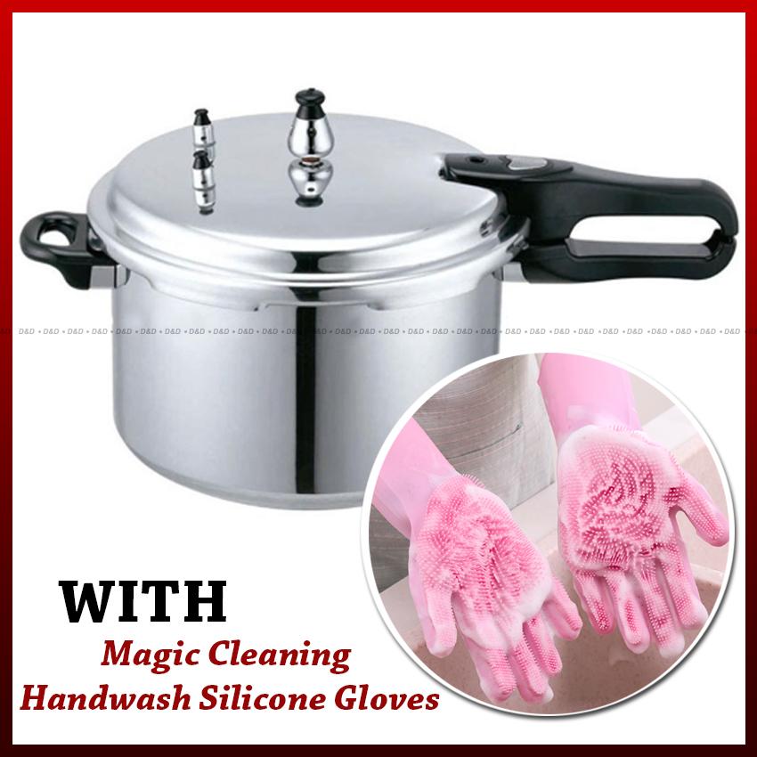 Micromatic MPC- 6QC 6 Quarts Pressure Cooker 24cm (Silver) | Lazada PH