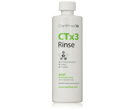 CariFree CTx3 Fluoride Rinse, Dentist Recommended, Anti-Cavity (Mint ...