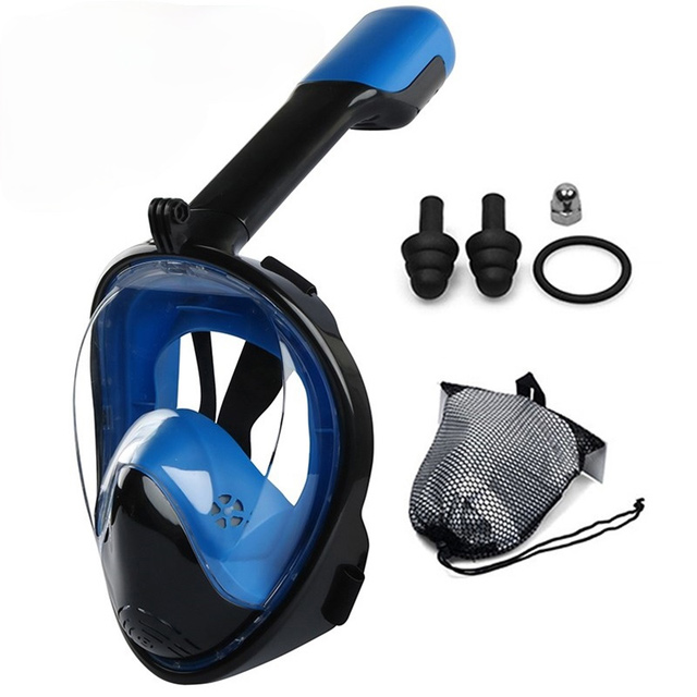 🥇 Original Professional Easy Breath Diving Full Face Mask Swimming ...