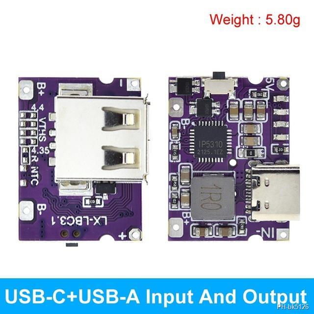 Type-C USB 5V 3.1A Boost Converter Step-Up Power Module IP5310 Mobile ...