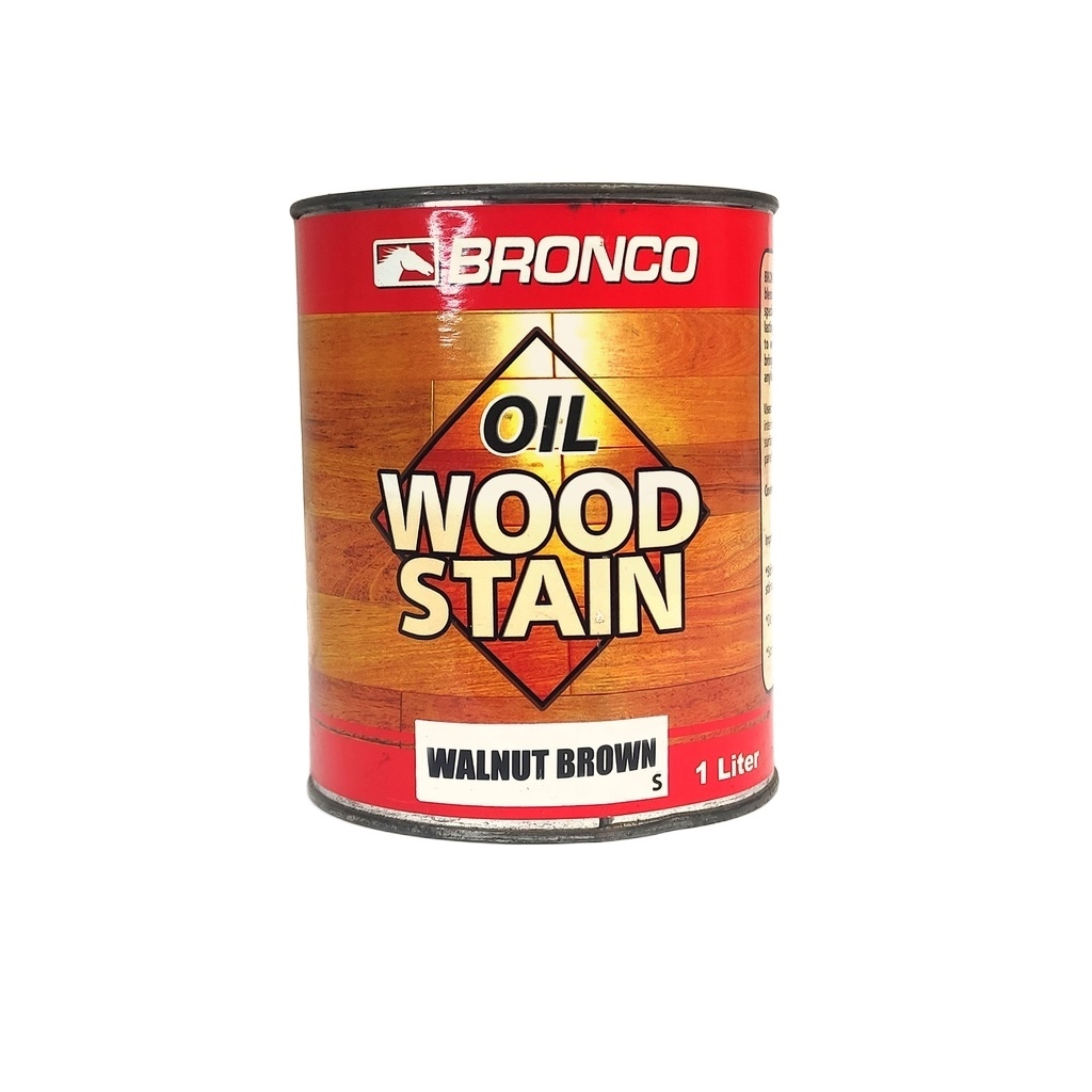 COD BRONCO Oil Wood Stain 1 Liter (2 colors available) | Lazada PH