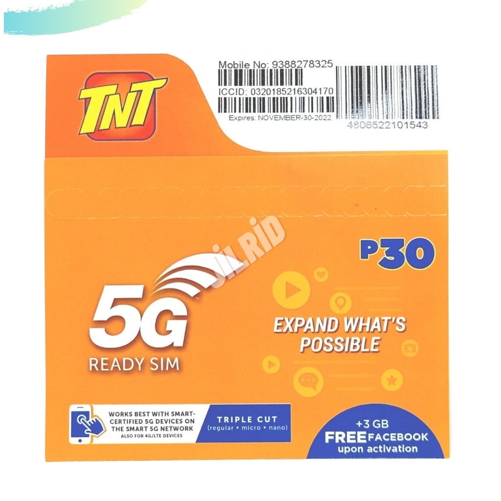 COD 10 sim card 5G / prepaid sim/TNT SIM/TNT SIMCARD/ TALK AND TXT ...