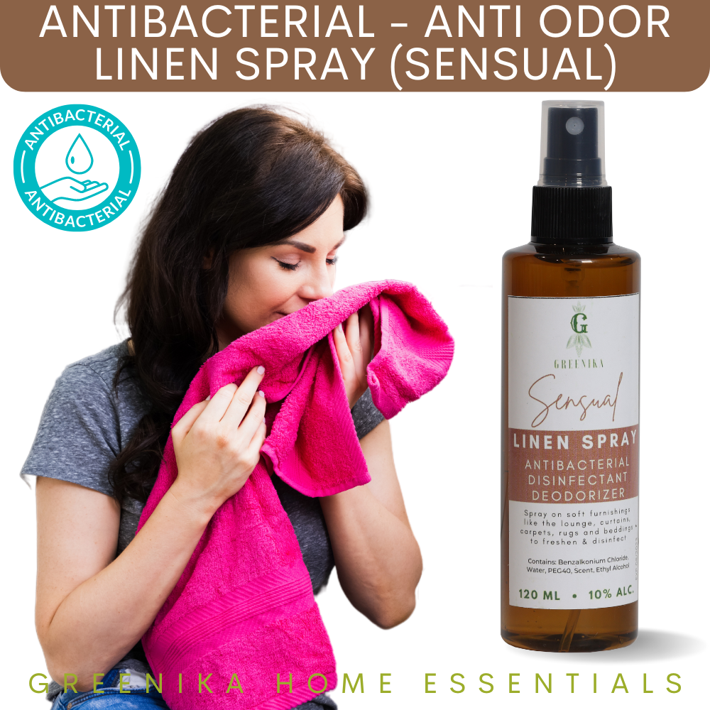 [ LINEN SPRAY + ANTIBACTERIAL ] Greenika Linen Mist Spray Sensual Scent ...