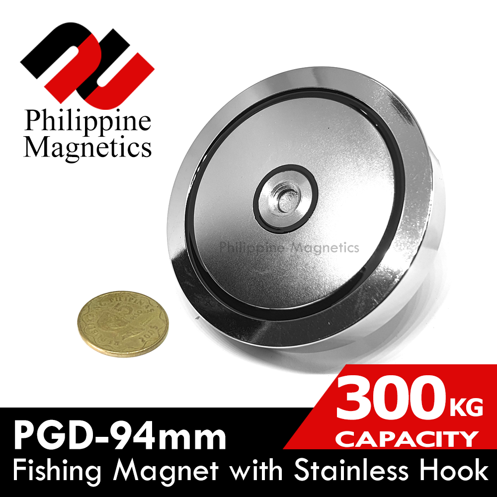 1 Piece 94mm Diameter Strong Fishing Magnet 300Kg Pulling Capacity ...