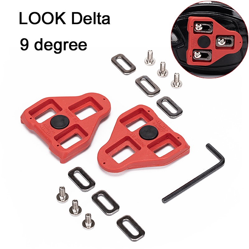 Road Bike Attachment Cleats for Look Keo Delta Bicycle Attachment 4.5 ...