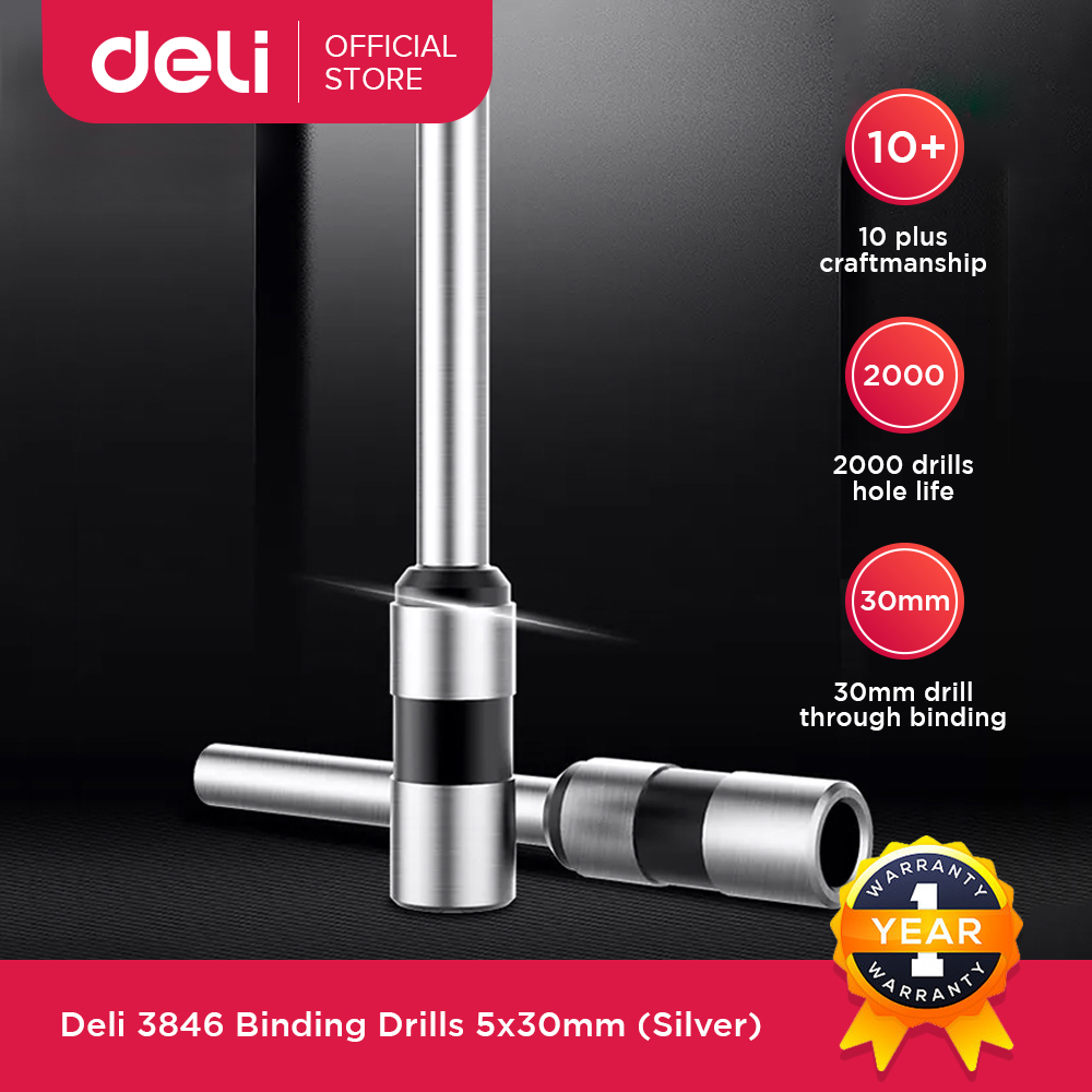 Deli 3846 Binding Drills 5x30mm Silver | Lazada PH