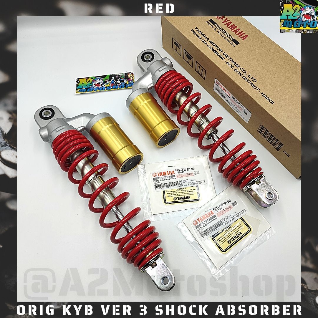 KYB Ver 3 Nmax Aerox XMAX Shock Absorber Yamaha Rear Suspension Shocks ...