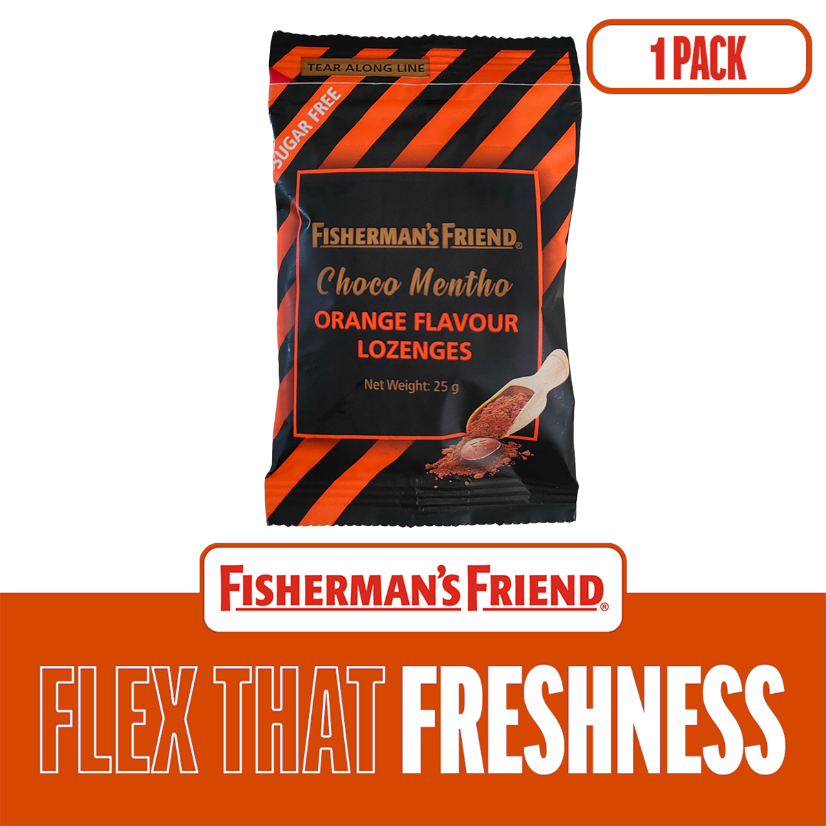 Fisherman's Friend Choco Mentho Orange Flavor Lozenges | Lazada PH