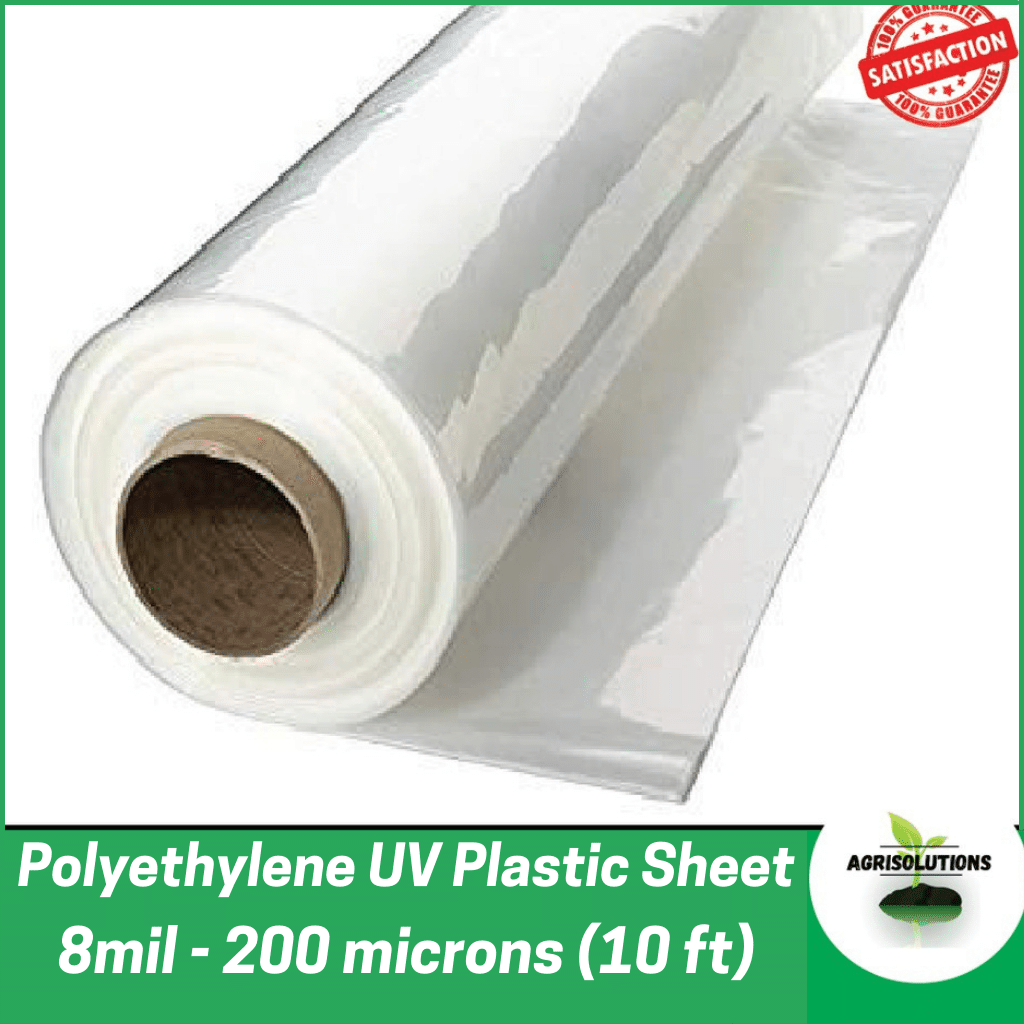 UV Plastic Sheet 8 mil - 200 Microns - 9ft x 50 Meter For Greenhouse ...