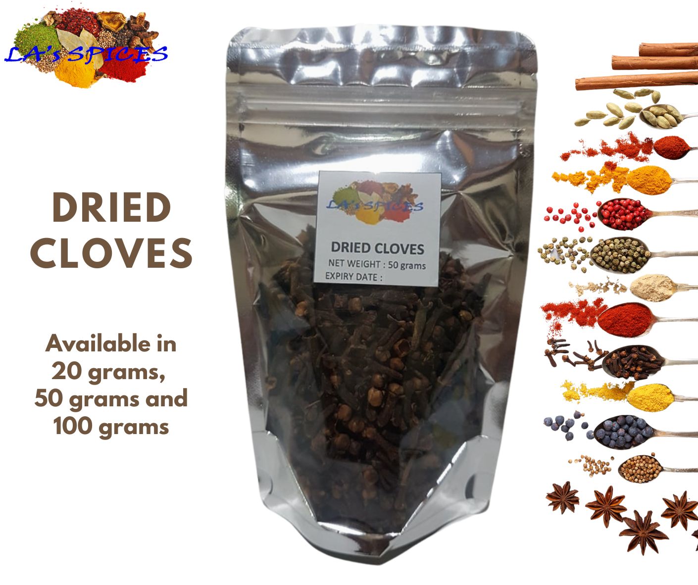 Whole Dried Cloves (Clavo de Comer / Mismar) - 20/50/100 grams | Lazada PH