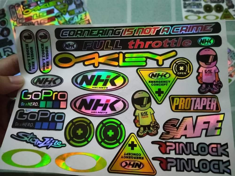NHK Visor Vinyl Waterproof Sticker | Lazada PH