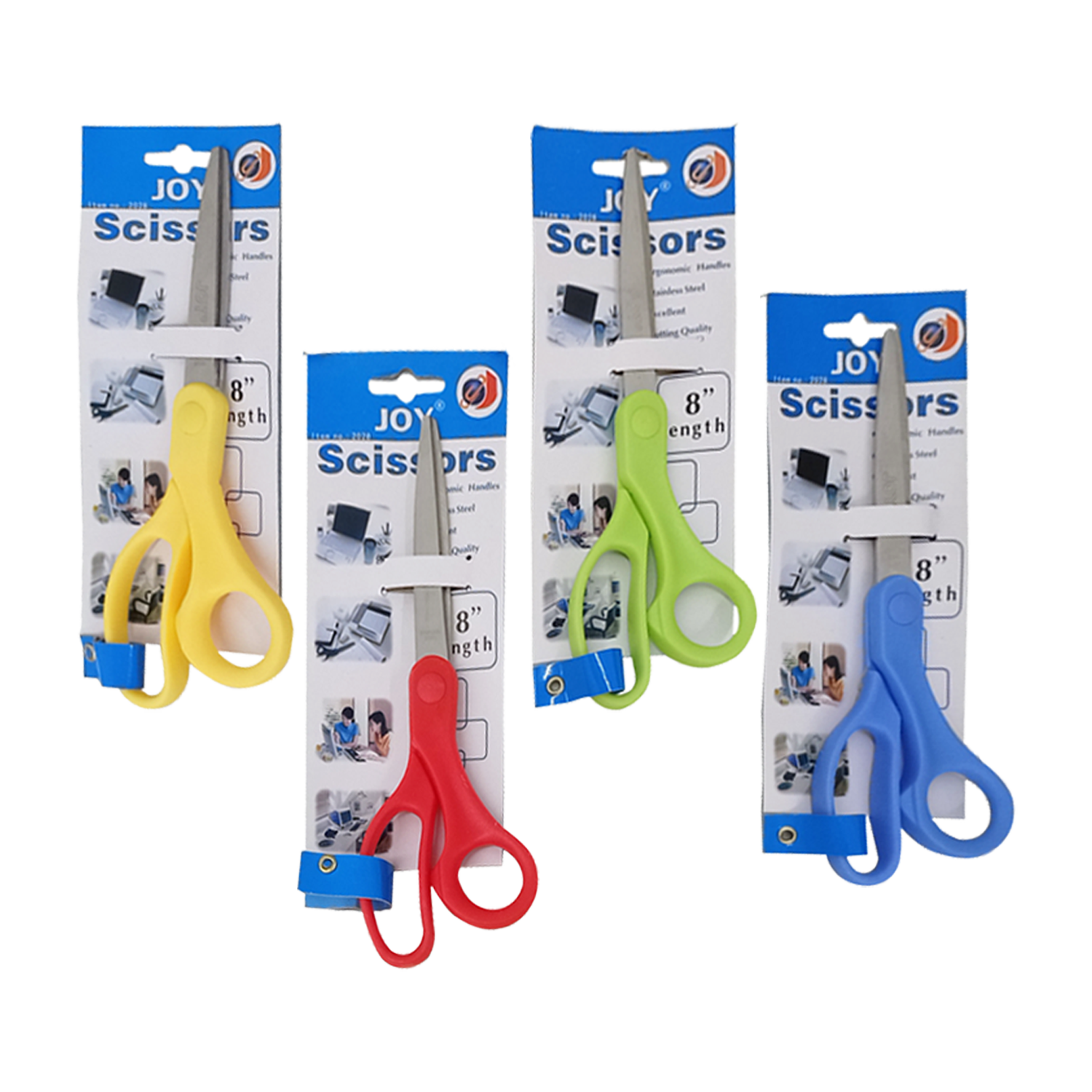 Joy 2028 scissors 8" neon handle | Lazada PH