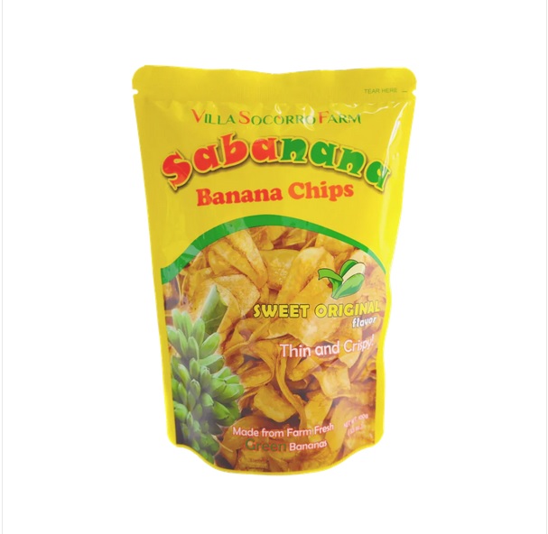 Villa Socorro Farm Healthy Sabanana Banana Chips Thin and Crispy ...
