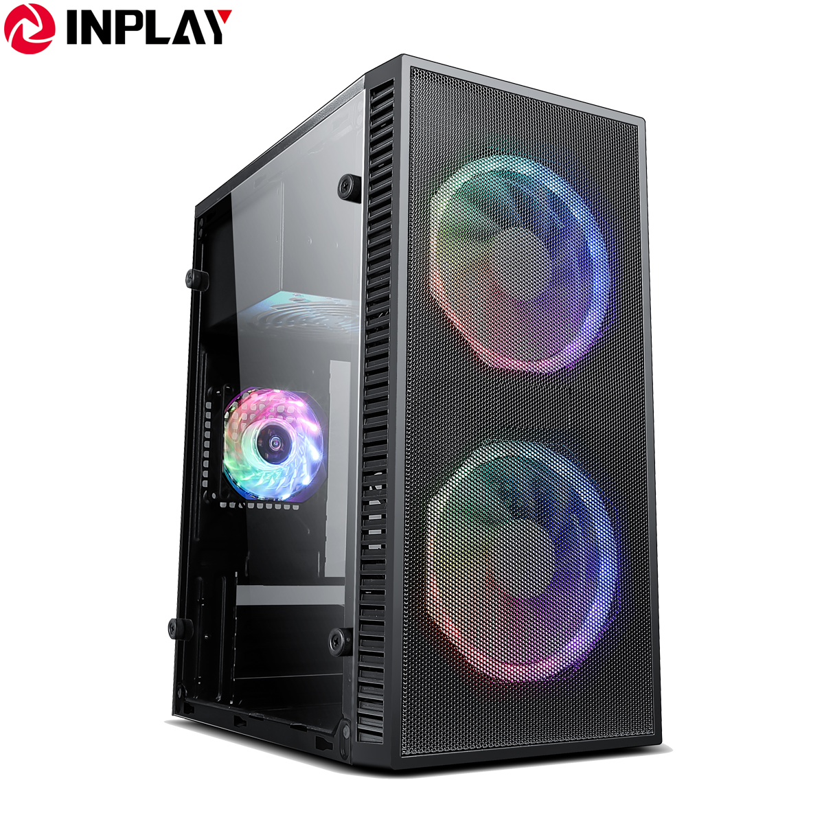 INPLAY WIND 01 Micro ATX Case Acrylic Side Panel Micro ATX Durable ...