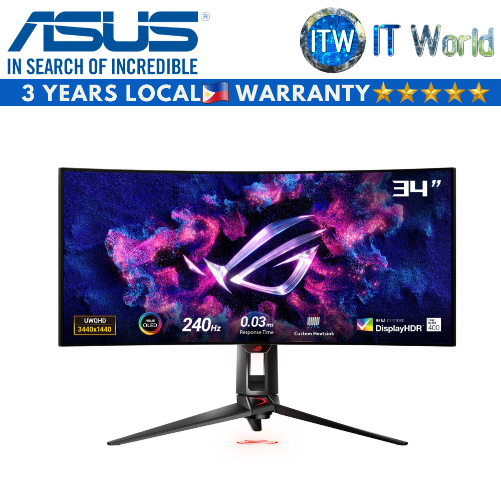 Asus ROG Swift OLED PG34WCDM - 34" (3440x1440) / 240Hz / 0.03ms(GTG ...