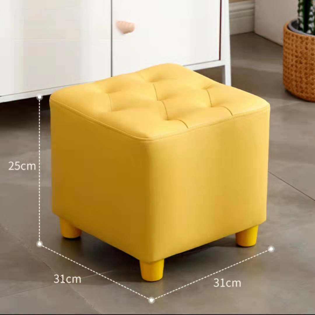 【PH&Stock】Square sofa stool mini living room bedroom small sofa chair ...