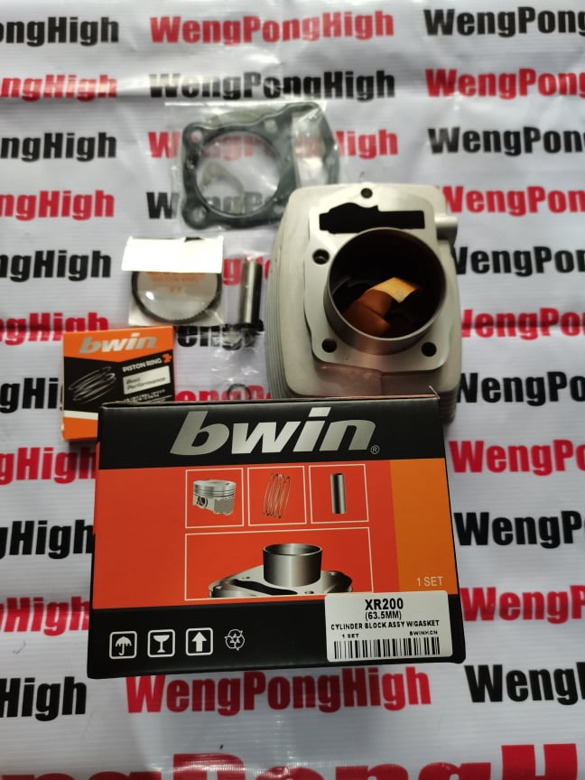 CYLINDER BLOCK SET XR200 WITH GASKET BWIN BRAND | Lazada PH