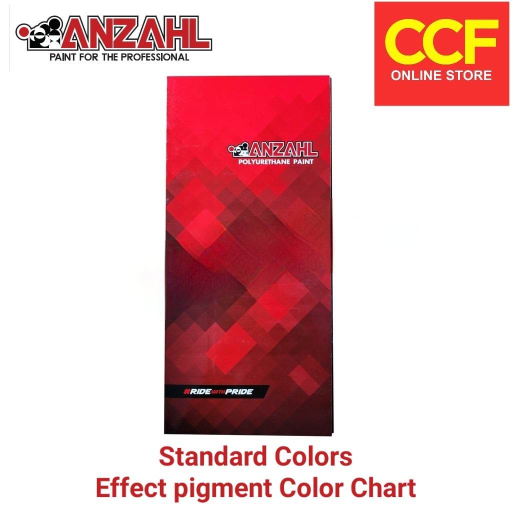 Anzahl Urethane Paint Standard Colors Effect Pigments Color Chart ...